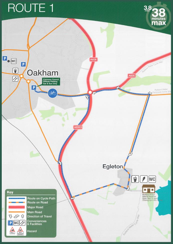 Oakham Cycling Routes - Discover Rutland